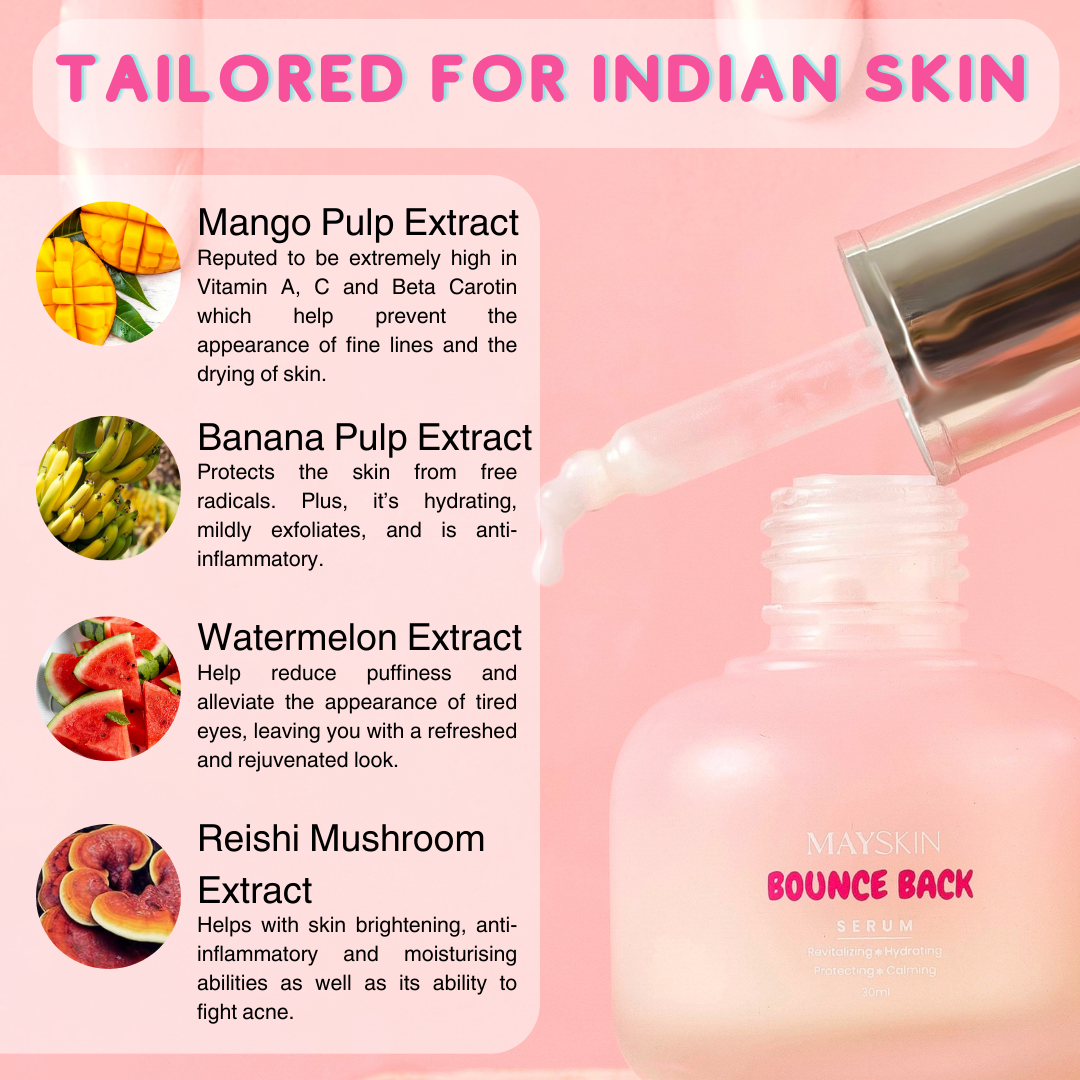 Bounce Back Serum: Multi-Active Marvel with 16 Antioxidants & Berries ...