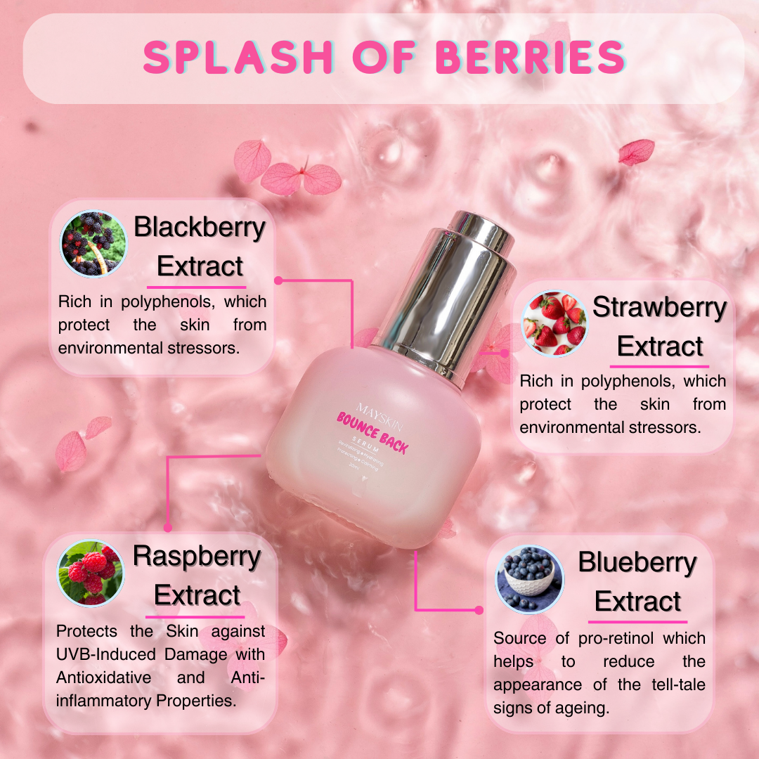 Bounce Back Serum: Multi-Active Marvel with 16 Antioxidants & Berries ...